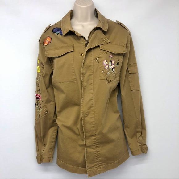 C'isa | Jackets & Coats | Cisa Military Sytle Embroidered Utility ...